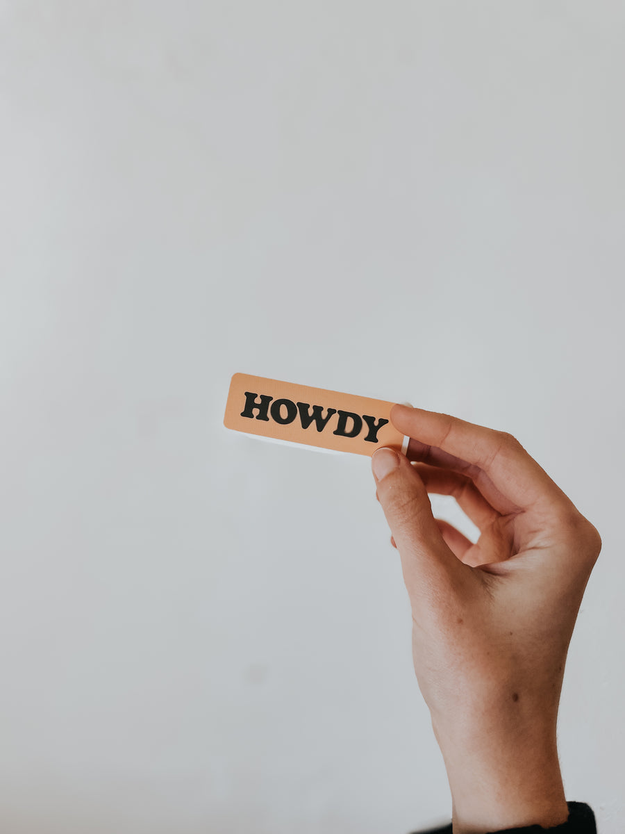Howdy Sticker – Zig Zag Galleries